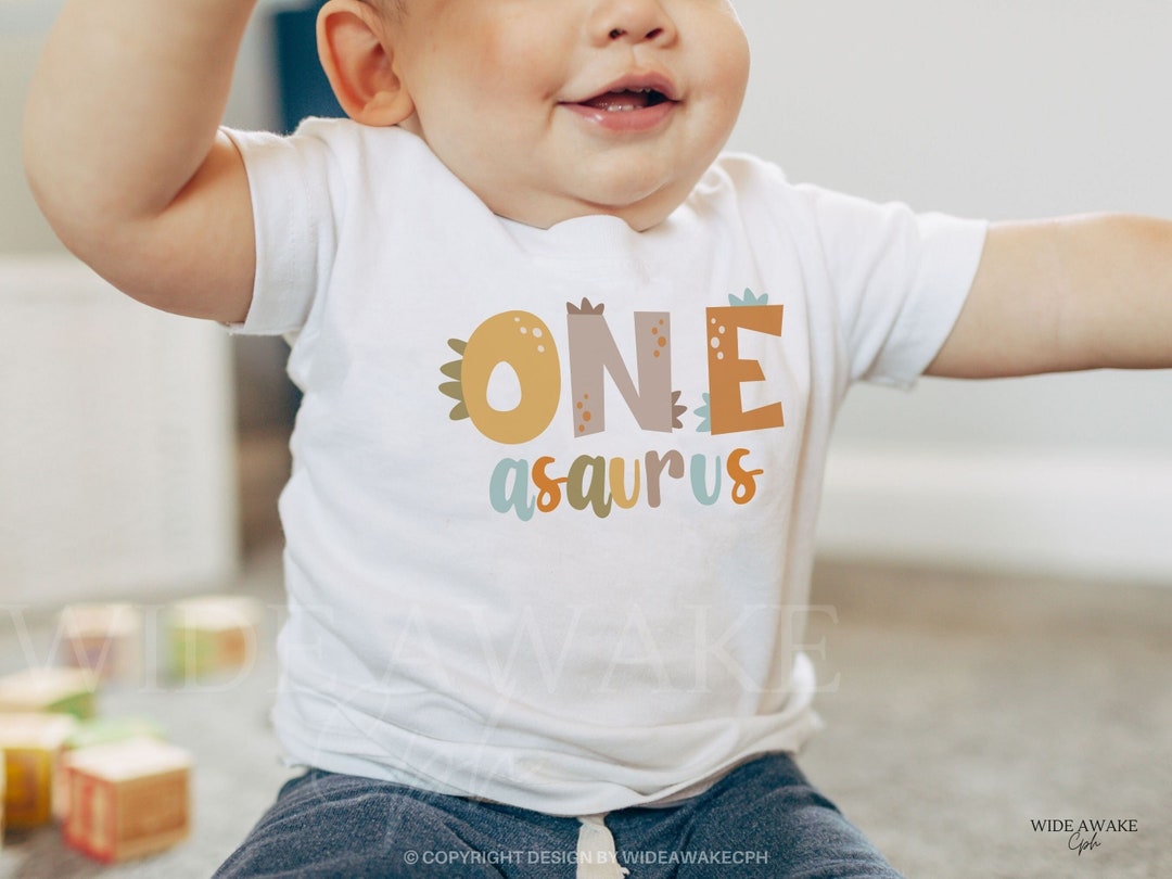 Oneasaurus 1st Birthday Shirt, Dinosaur Family Matching Tee - Etsy