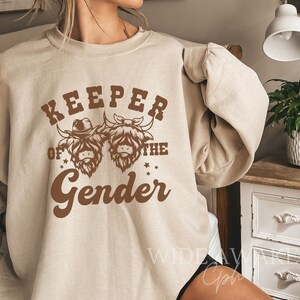 Bull or Heifer Keeper of the Gender Sweatshirt, Rodeo Gender Reveal ...