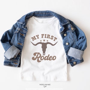 My First Rodeo Birthday Family Matching Shirt, 1st Rodeo Western Farm ...
