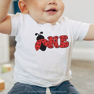Ladybug First Birthday Shirt for Family, Mama Daddy Ladybug 1st ...
