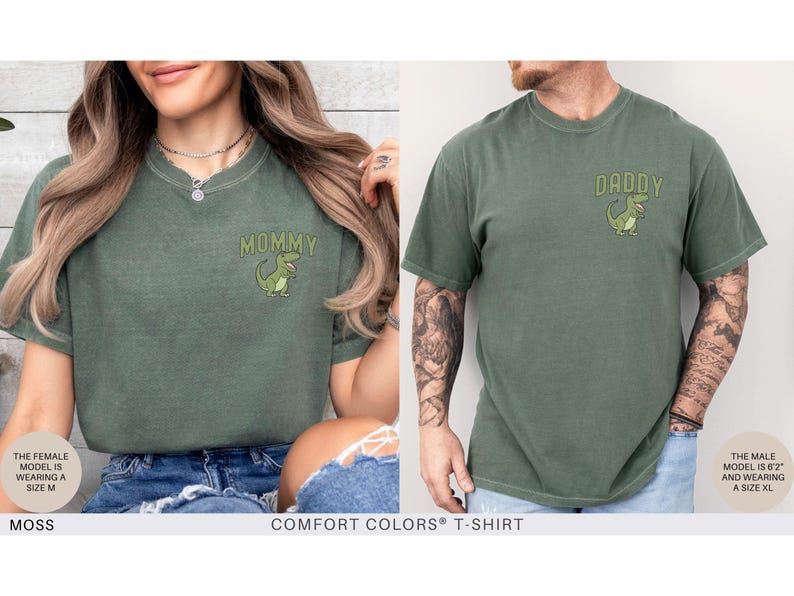 Two Rex Birthday Shirts, Dinosaur Family Matching 2nd Birthday T-shirts ...