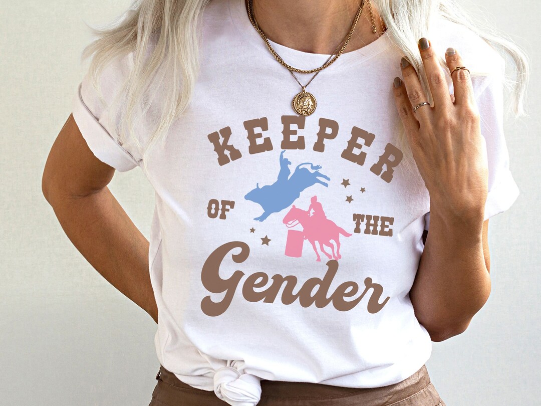 Bulls or Barrels Western Keeper of the Gender Shirt Rodeo Gender Reveal ...