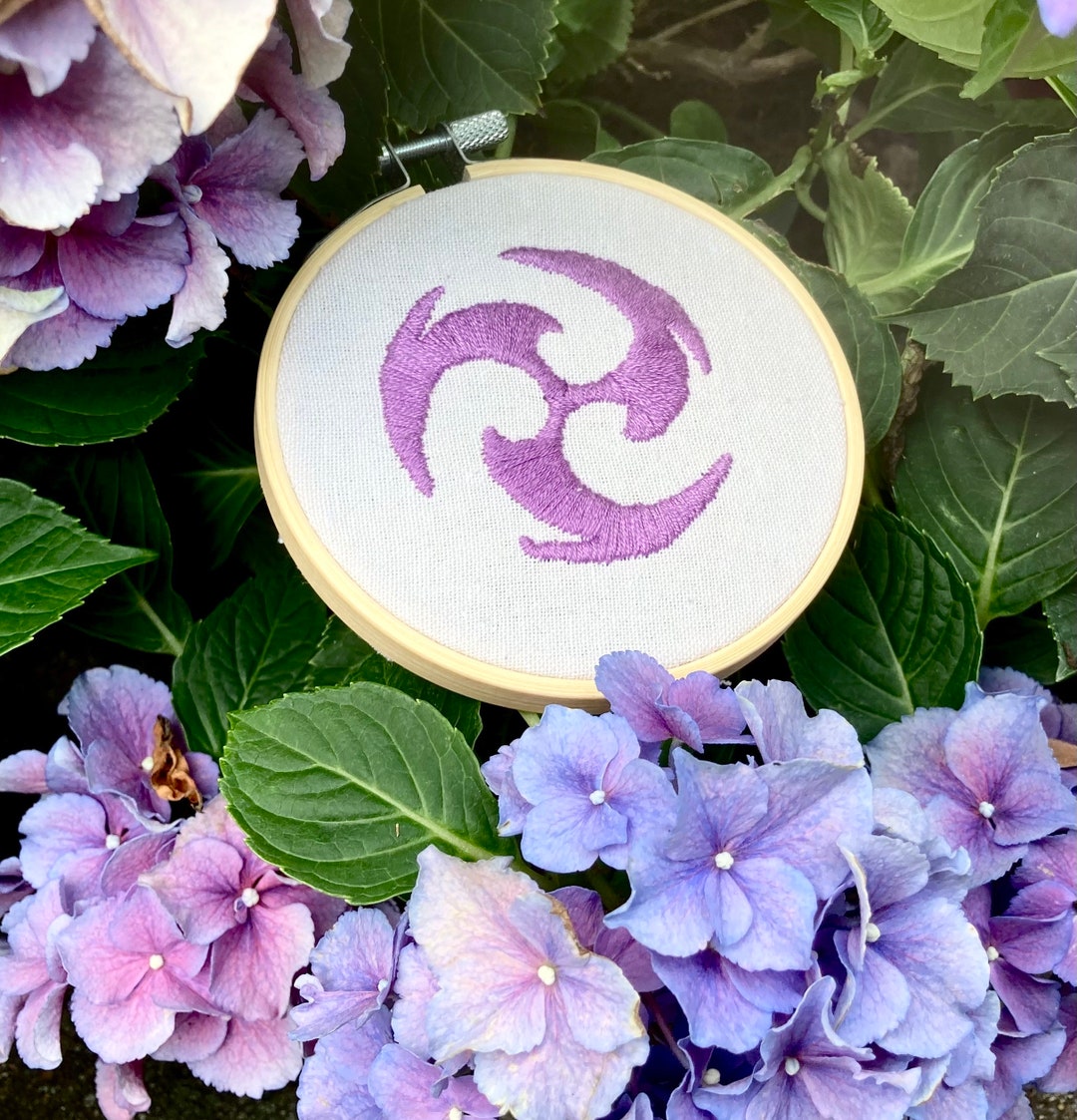 Genshin Impact Electro Vision Embroidery - Etsy