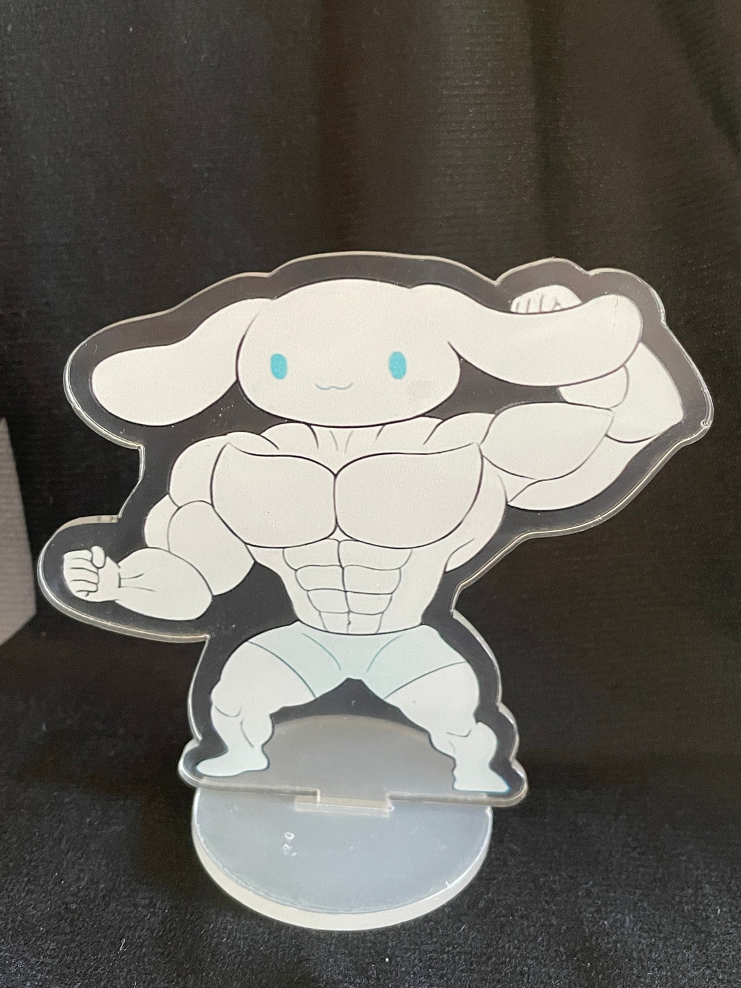 Muscle Cinnamoroll Acrylic Stand - Etsy