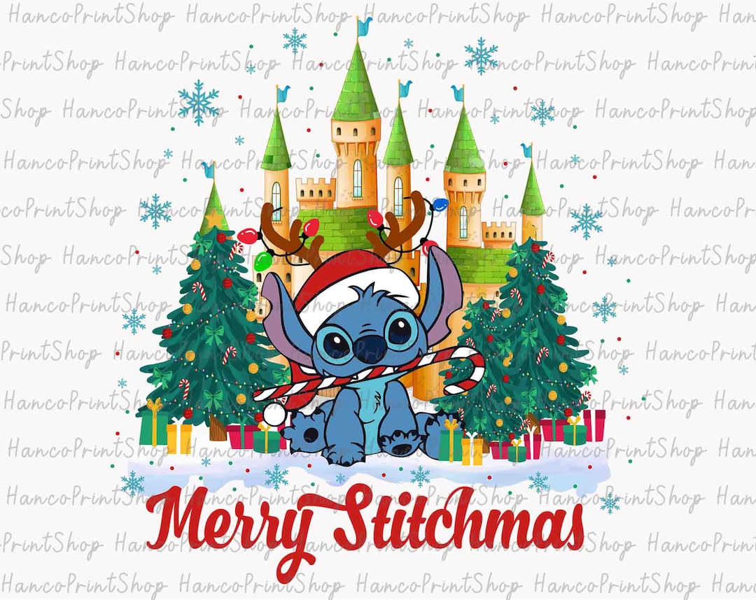 Merry Stitchmas PNG Merry Christmas PNG Christmas Tree PNG - Etsy