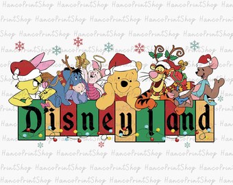 Christmas Bear and Friends PNG, Retro Christmas Png, Christmas Squad ...