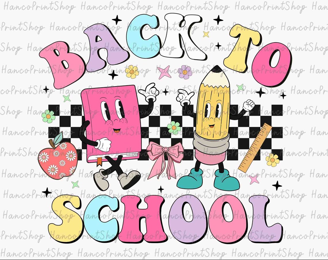 Back to School Coquette Pencil PNG Retro, Teacher Pencil Png, Book Gift ...