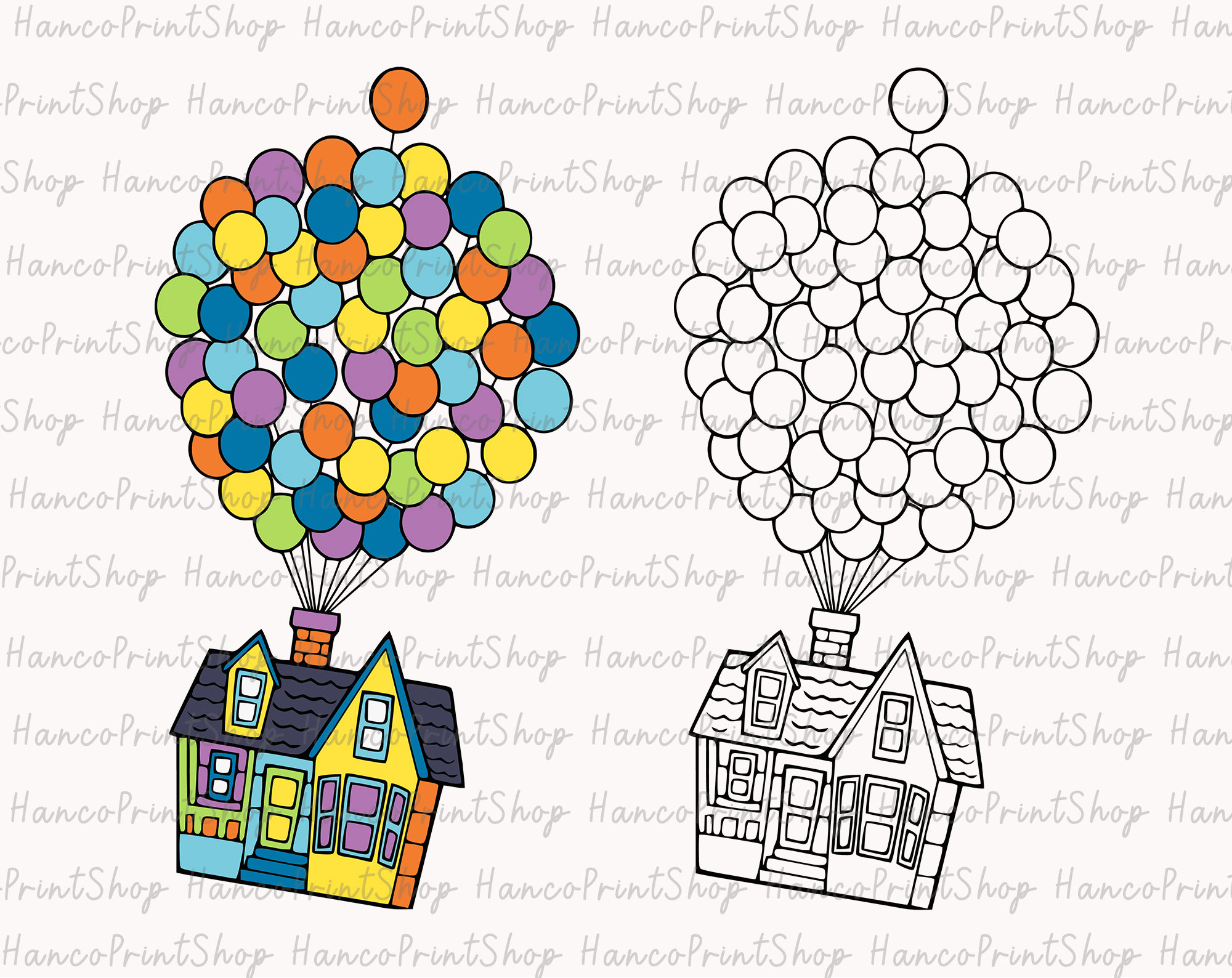 Disney Up House Drawing