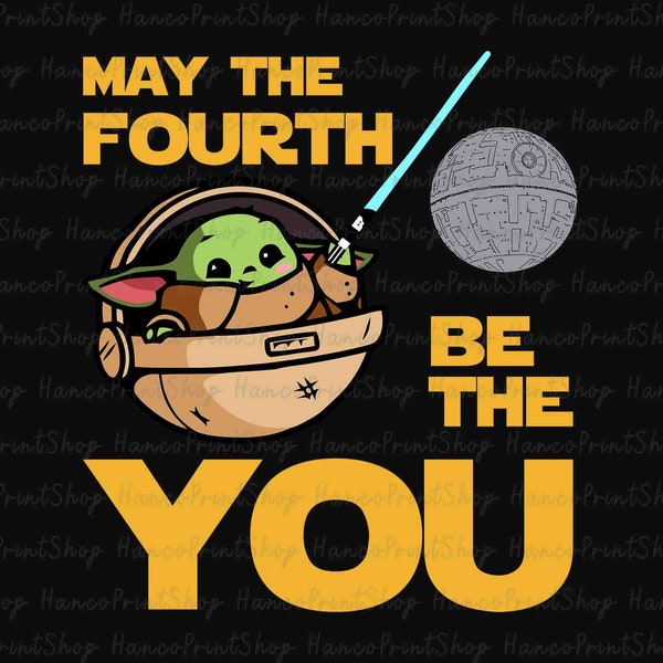 May the 4th Be With You Svg - Etsy