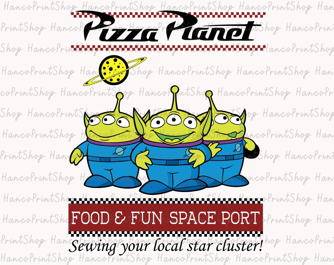 Pizza Pl Anet SVG, Story About Toys SVG, Green Aliens Svg, Foods and ...