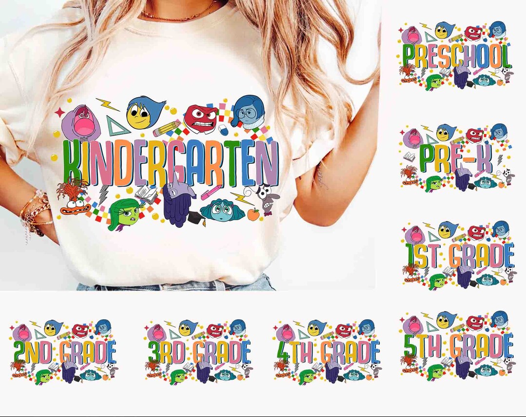Bundle Inside Out Back to School 2024 PNG, Inside Out 2 Png, Inside Out ...