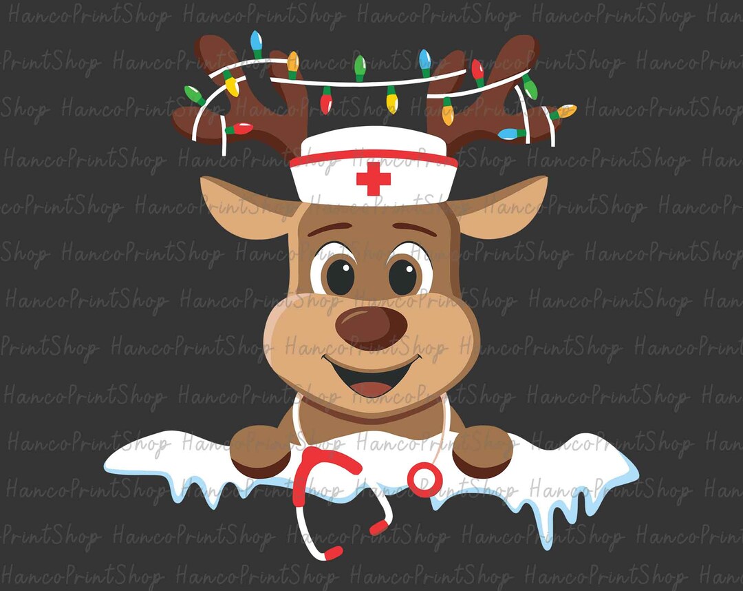 Merry Christmas SVG Christmas Reindeer Svg Reindeer Svg - Etsy