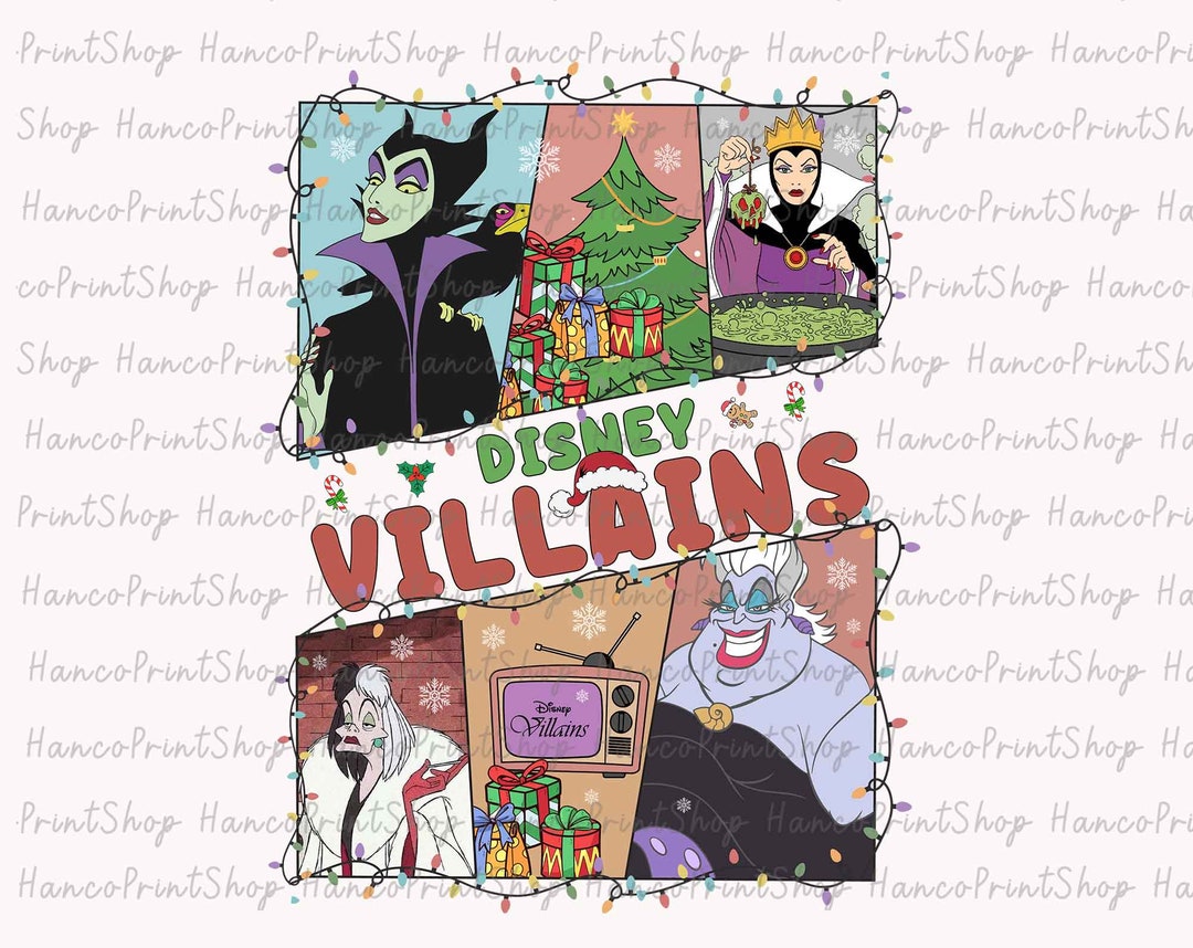 Villains Christmas PNG, Merry Christmas Png, Christmas Character Png ...