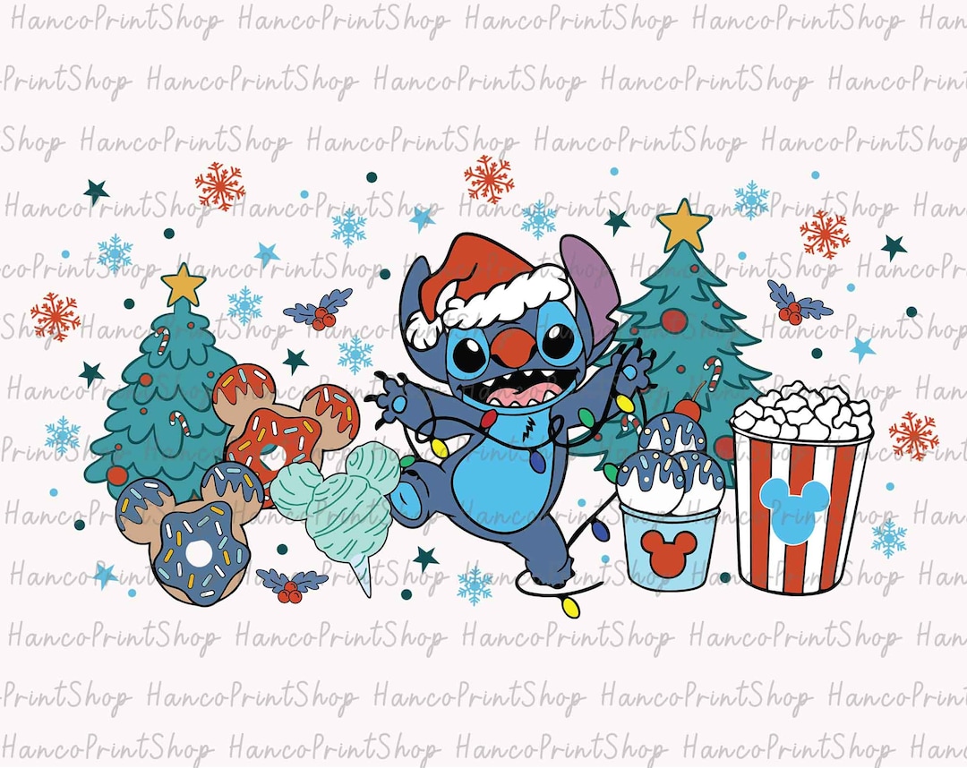 Merry Stitchmas PNG, Merry Christmas Png, Winter Png, Christmas Tree ...