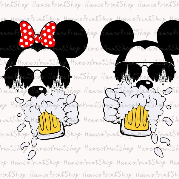 Mickey Beer Svg - Etsy