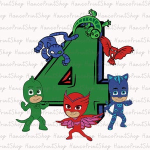 Pj Mask Birthday Shirt - Etsy