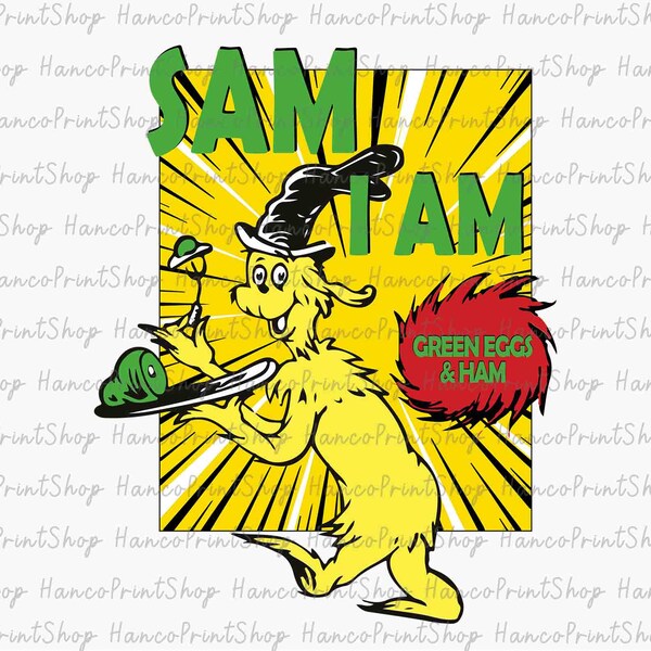 Sam I Am Svg - Etsy