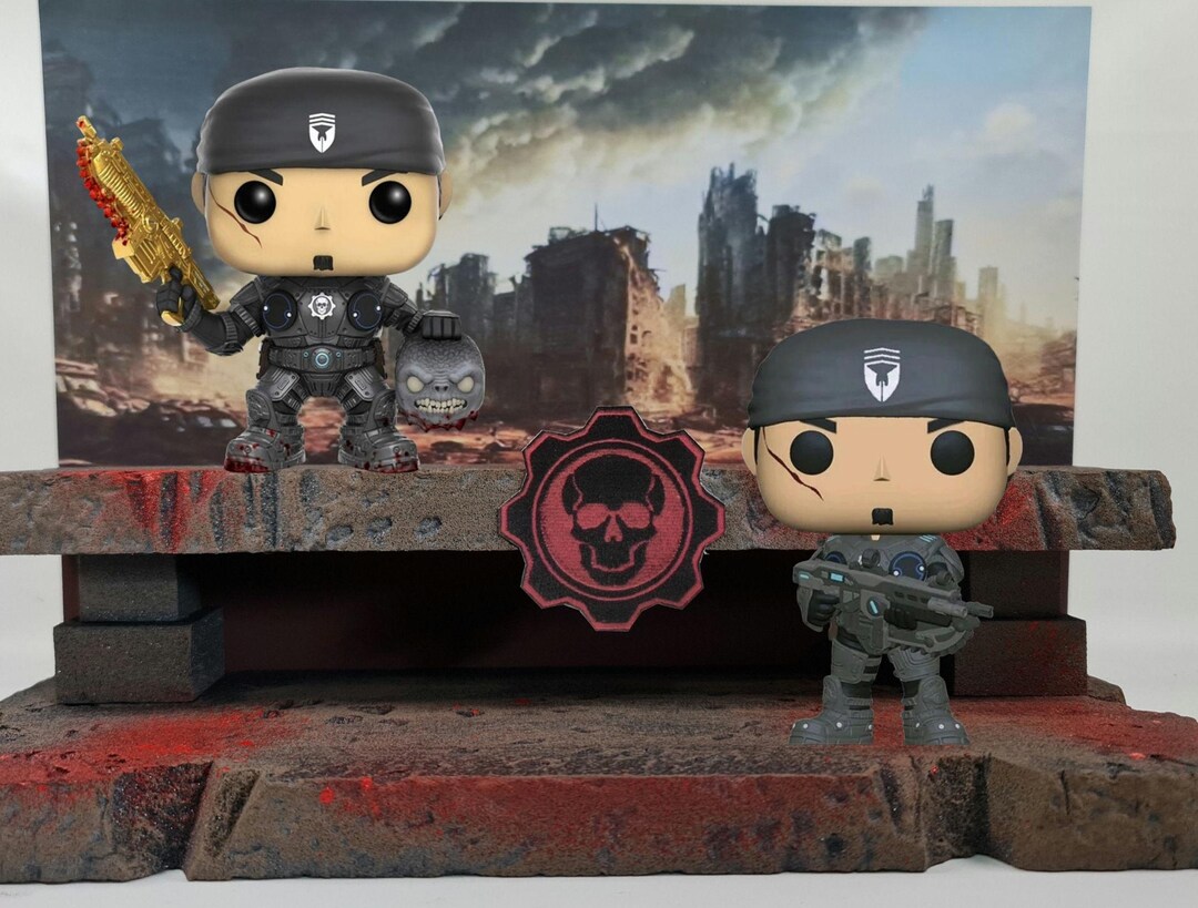 Gears of War Pop Figure Display Stand. - Etsy