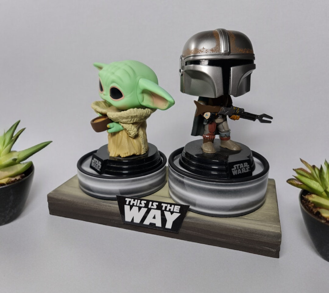 The Mandalorian and Grogu Stand Shelf for Funko Pop Vinyls. Deadpool ...