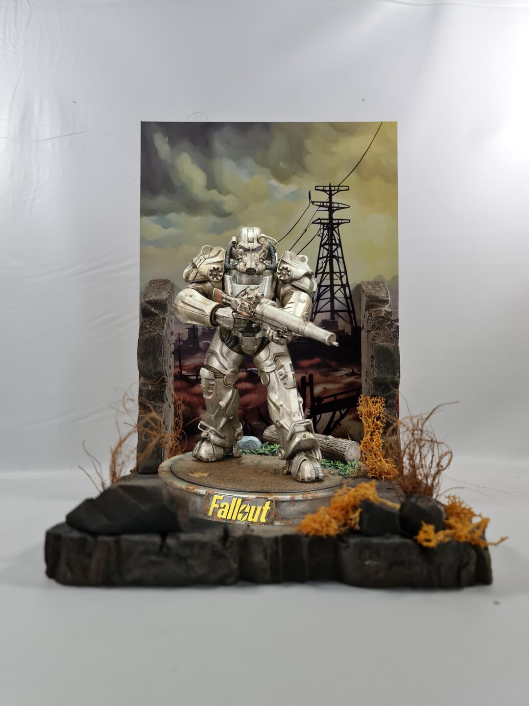 Gaming Statue Series Stand Diorama Base. to Be Used With Nuclear ...