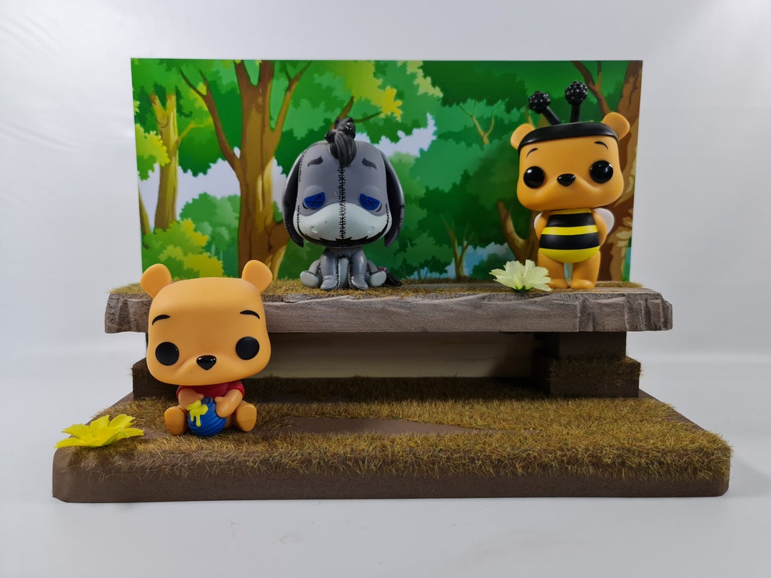 Winnie the Pooh Funko Pop/cosbaby Display. 100 Acre Wood Themed Pop ...