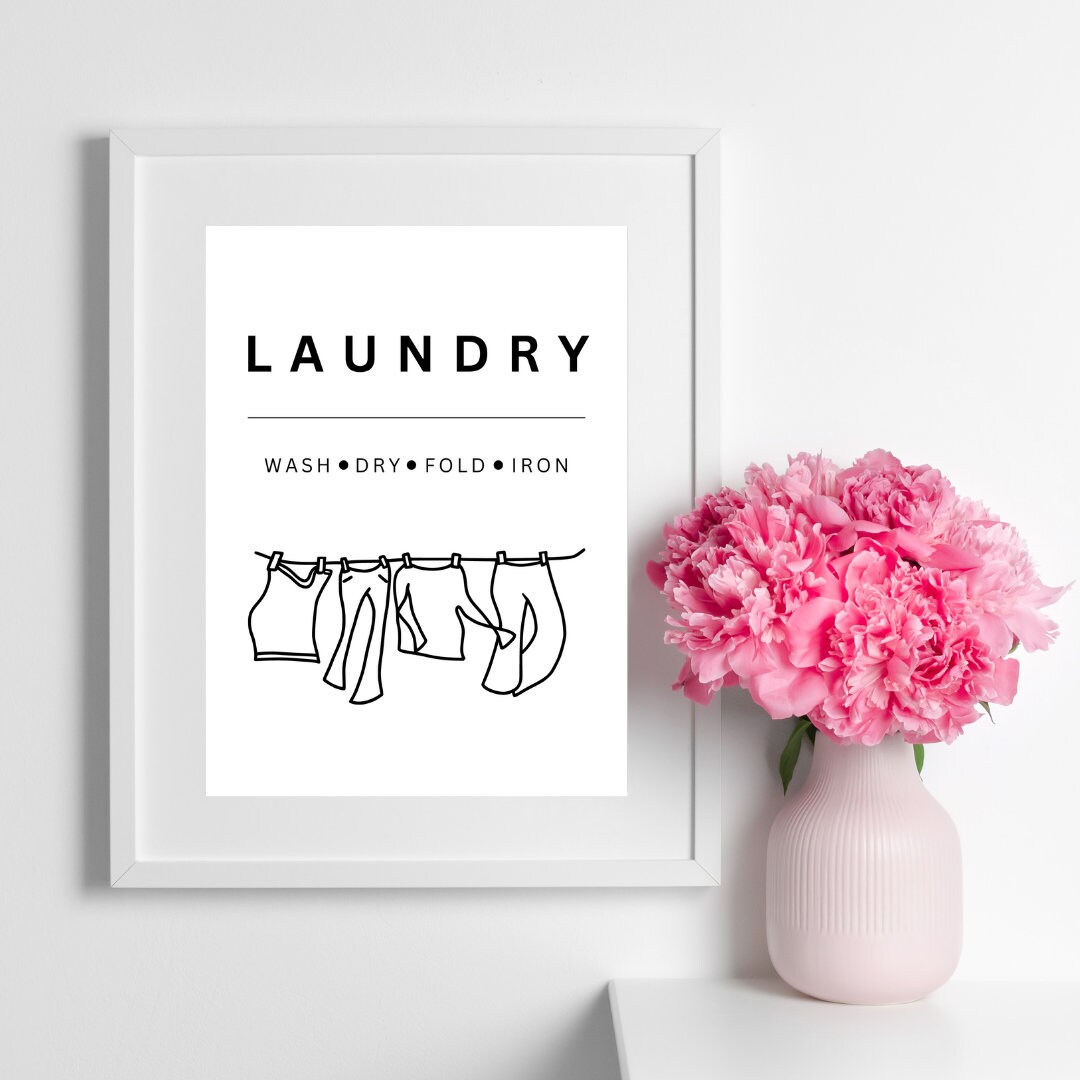 Laundry Wall Art Utility Room Print Home Decor Prints Gift Ideas ...