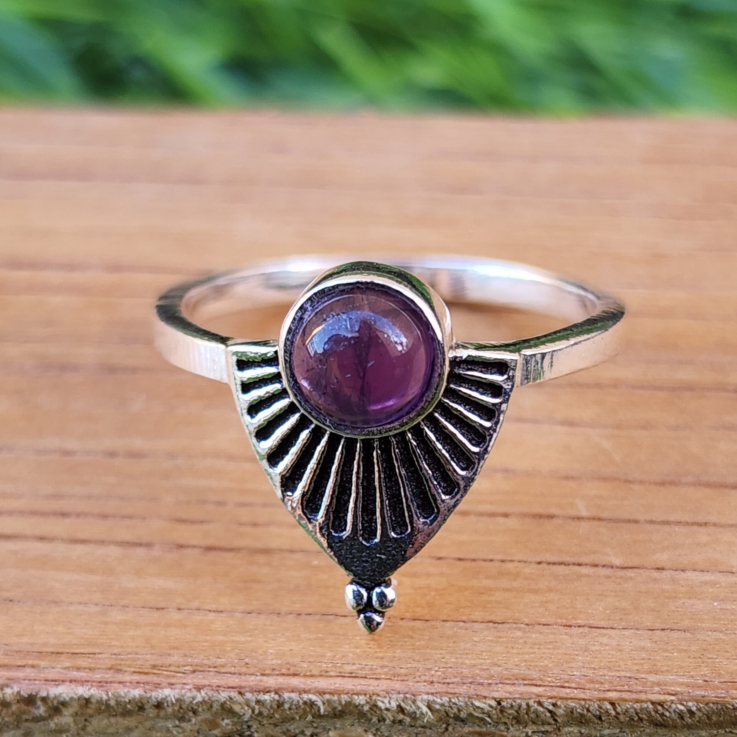 Beautiful Amethyst Ring Amethyst Gemstone Handmade Jewelry - Etsy