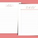 Daily, Weekly, Monthly Planner, Printable Planner 2023 To-do List Notes ...