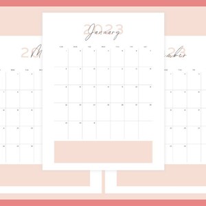 Daily, Weekly, Monthly Planner, Printable Planner 2023 To-do List Notes ...