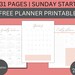 Daily, Weekly, Monthly Planner, Printable Planner 2023 To-do List Notes ...