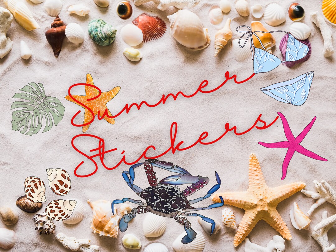 Summer 2023 Digital Stickers for Your Digital Side of Life - Etsy