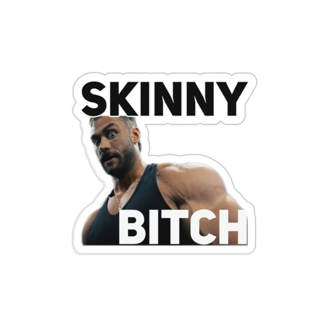 Cbum Gym Sticker Chris Bumstead Skinny Bitch Bodybuilding Etsy Uk