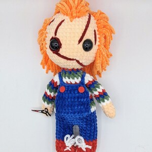 Chucky, Child's Play, Slasher Villain, Halloween Horror Doll, Stuffie ...
