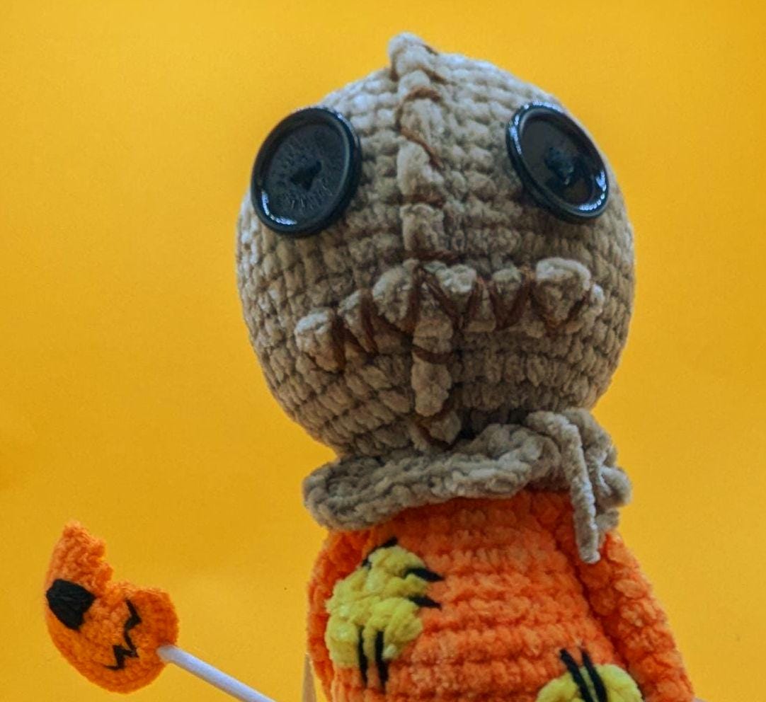 Sam, Trick 'r Treat, Slasher Villain, Halloween Horror Doll, Stuffie - Etsy