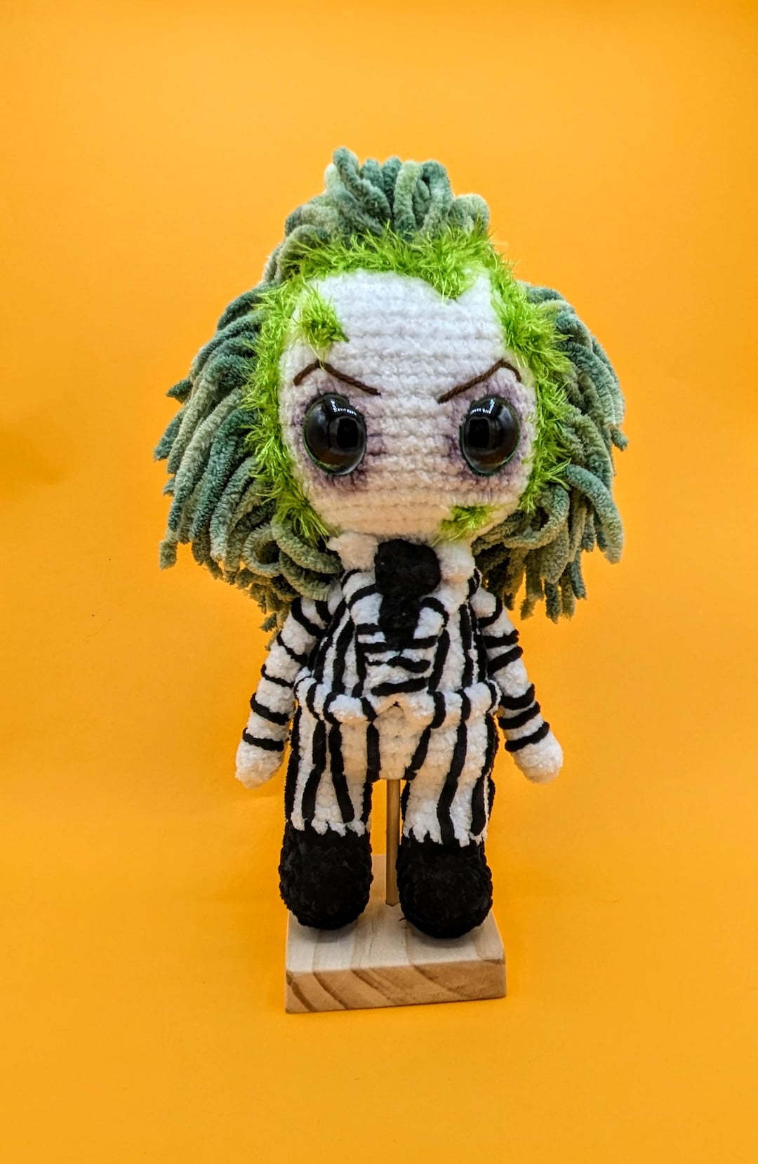 Beetlejuice, Halloween Horror Doll, Stuffie - Etsy