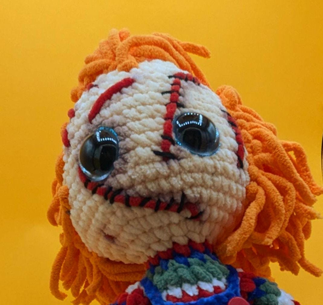 Chucky, Child's Play, Slasher Villain, Halloween Horror Doll, Stuffie ...