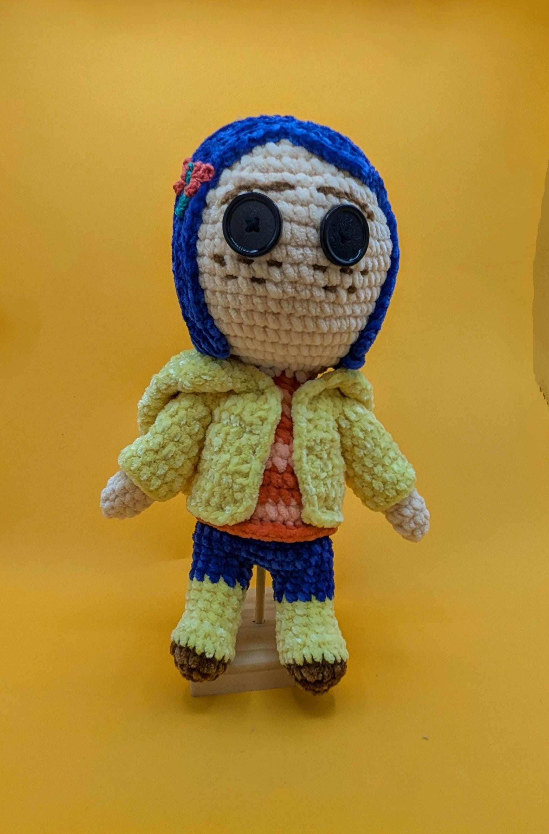 Coraline, Button Eyes, Gothic, Horror, Christmas Doll, Stuffie - Etsy