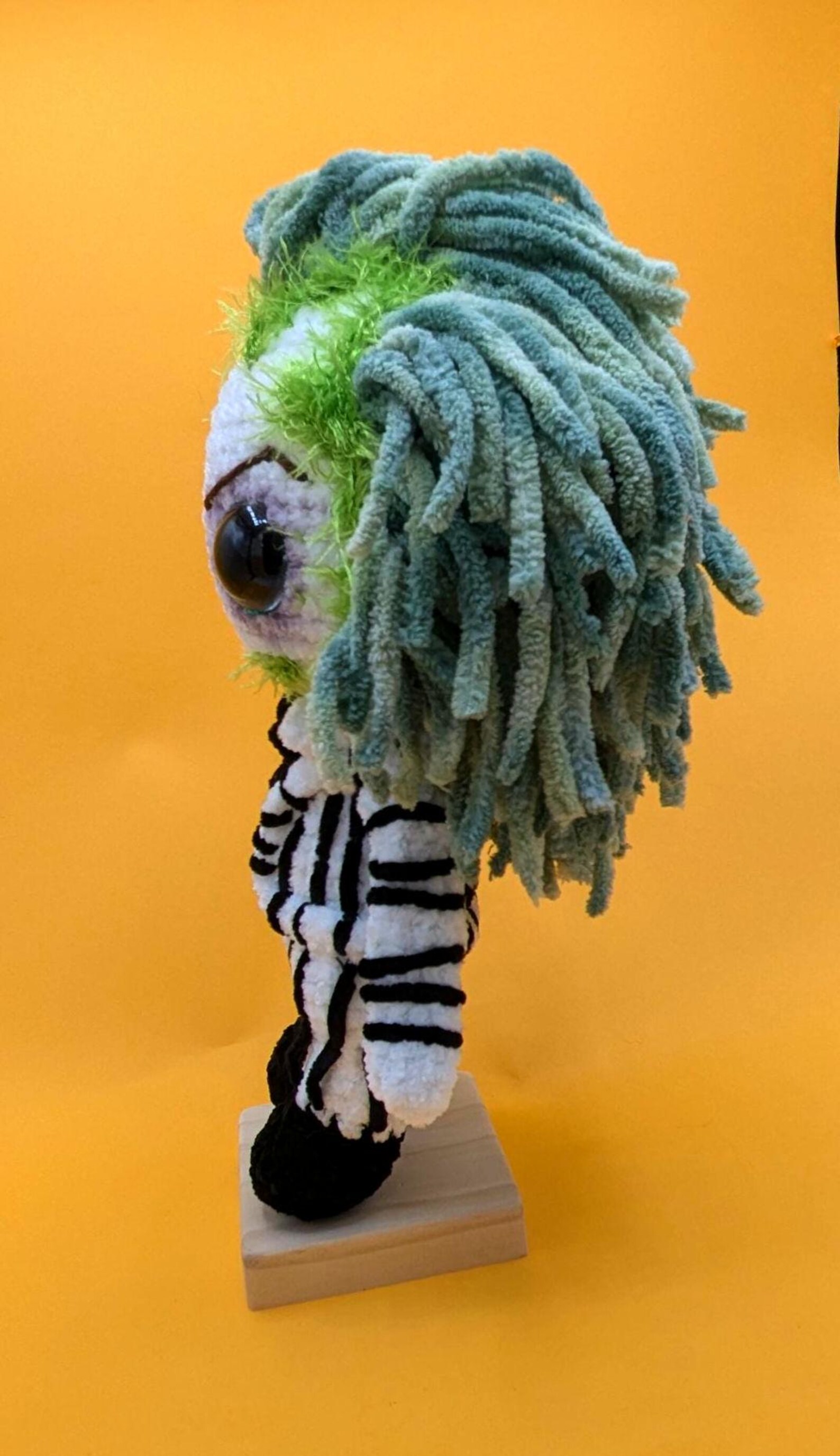Beetlejuice, Halloween Horror Doll, Stuffie - Etsy