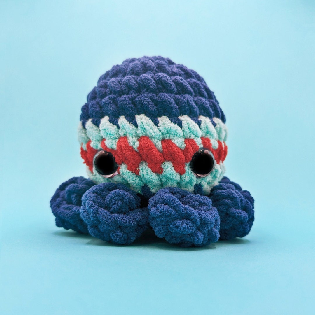 Seattle Kraken Octopus Plush, Octo Stuffed Animal - Etsy