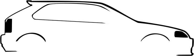 Igital Vector Png Eps Pdf. Honda EK TYPE R Silhouette Cricut - Etsy