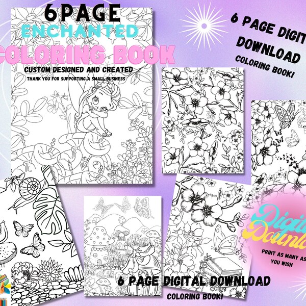 Custom Made Coloring Book - Etsy