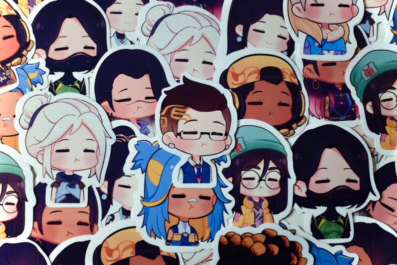 NEW ISO Valorant Stickers Waterproof Vinyl Stickers Laptop - Etsy Ireland