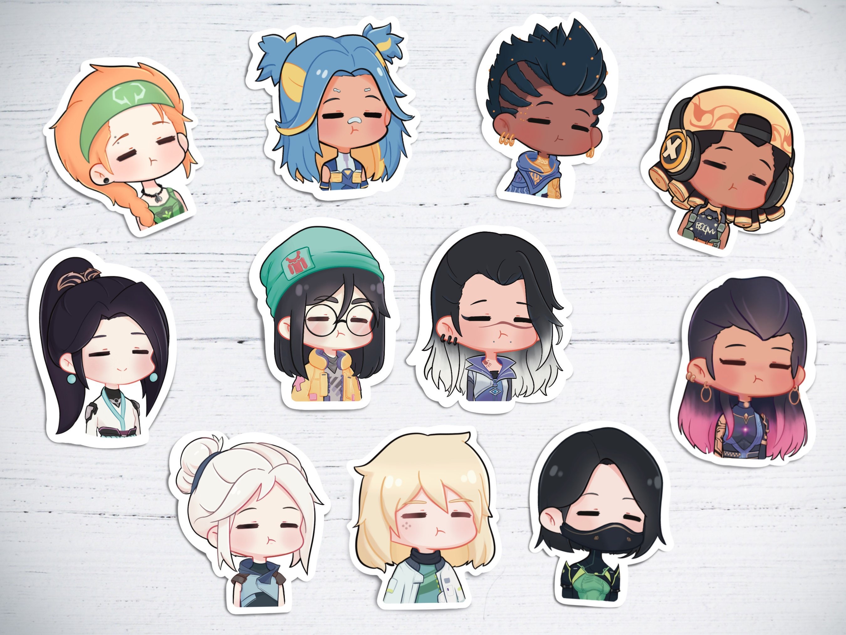 NEW ISO Valorant Stickers, Waterproof Vinyl Stickers, Laptop Sticker ...