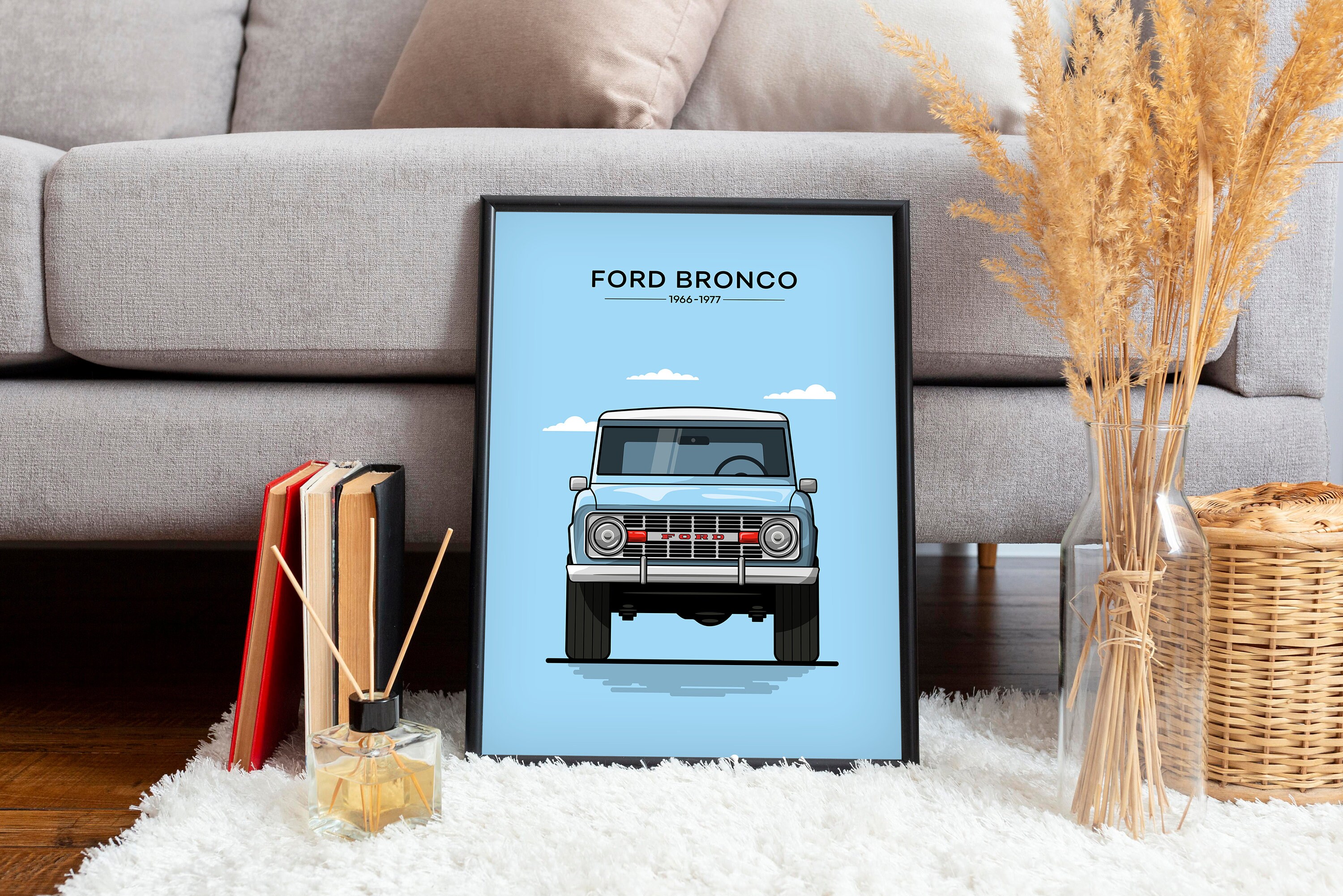 Ford Bronco as Premium Poster the Perfect Gift for Any Ford Fan Poster ...