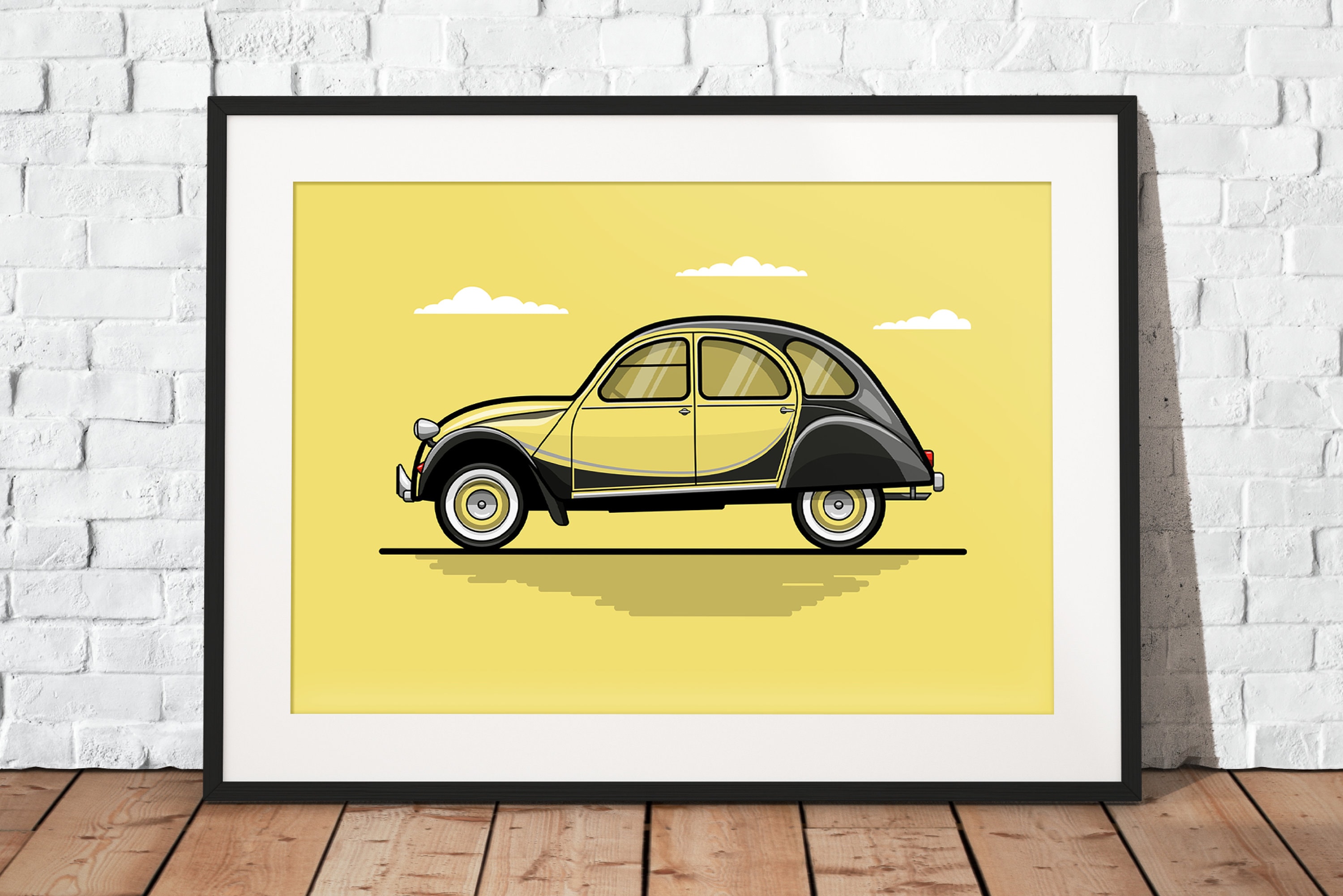 Citroen 2CV the Perfect Gift for Any Fan of the Iconic Duck Poster ...