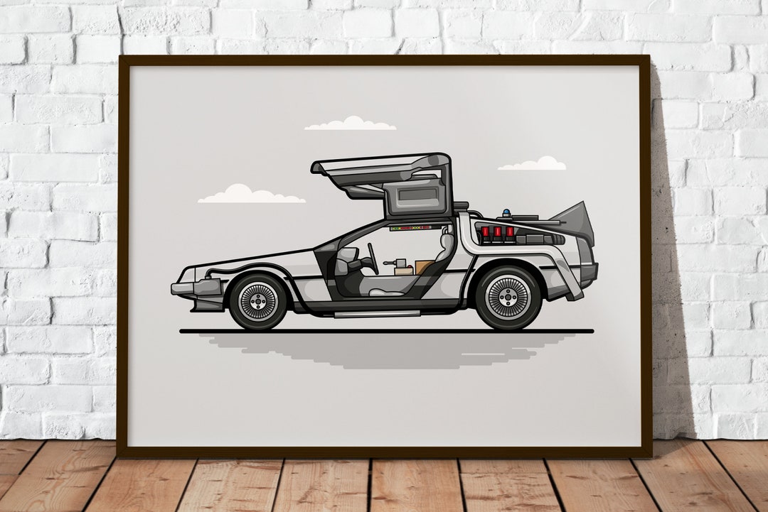 Delorean | the Perfect Gift for Any "back to the Future" Fan | Poster ...