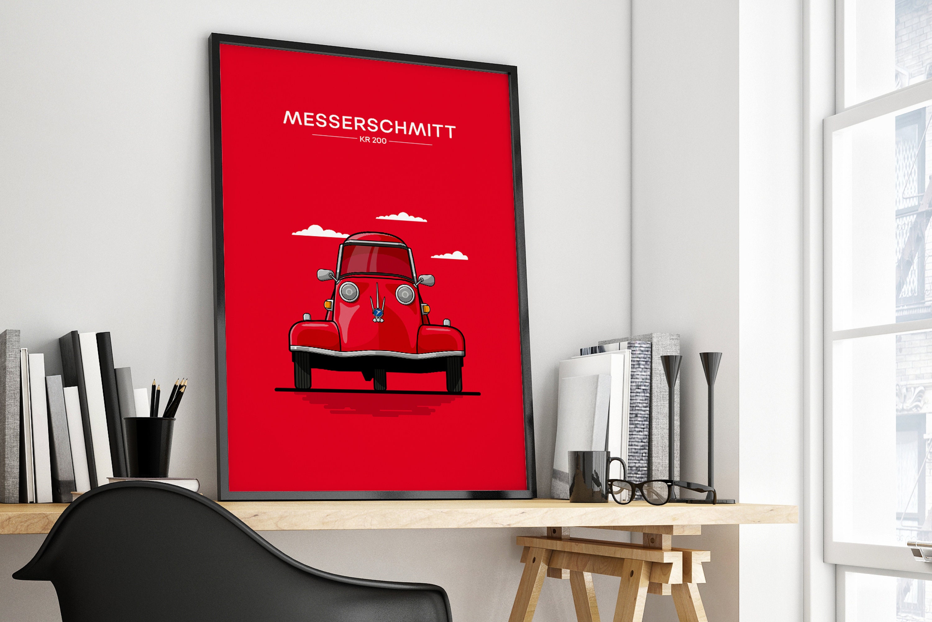 The Bubble Car as a Premium Poster the Perfect Gift for Every Classic ...