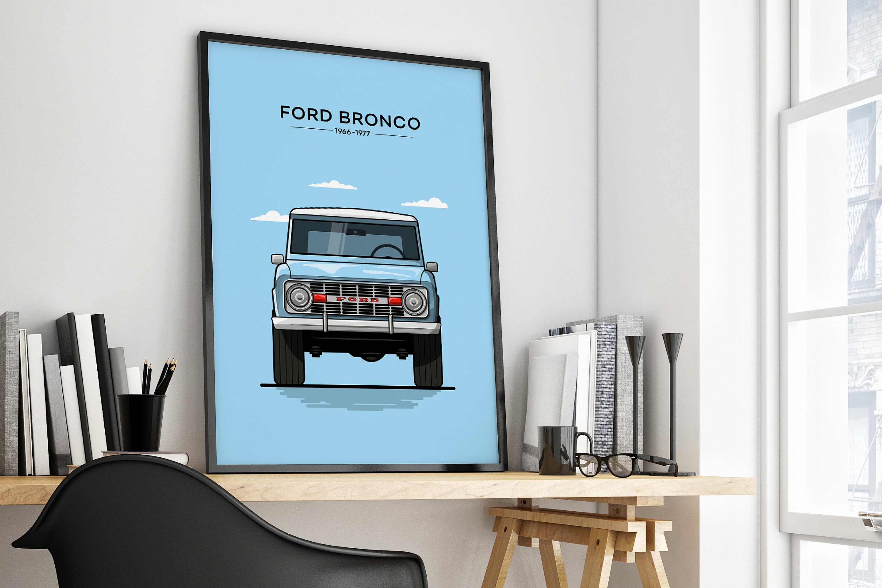 Ford Bronco as Premium Poster the Perfect Gift for Any Ford Fan Poster ...