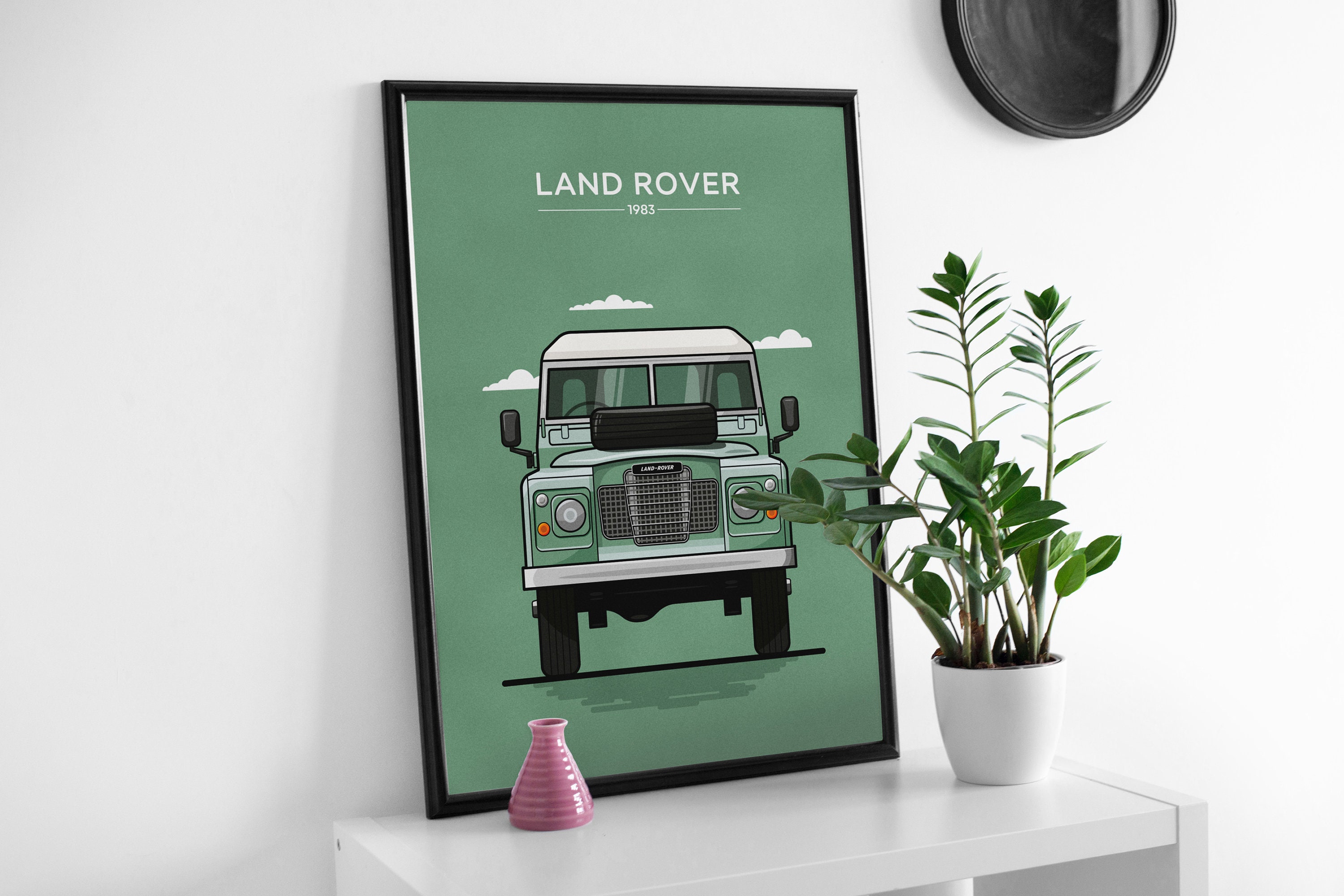 The Land Rover as a Premium Poster the Perfect Gift for Every Landy Fan ...