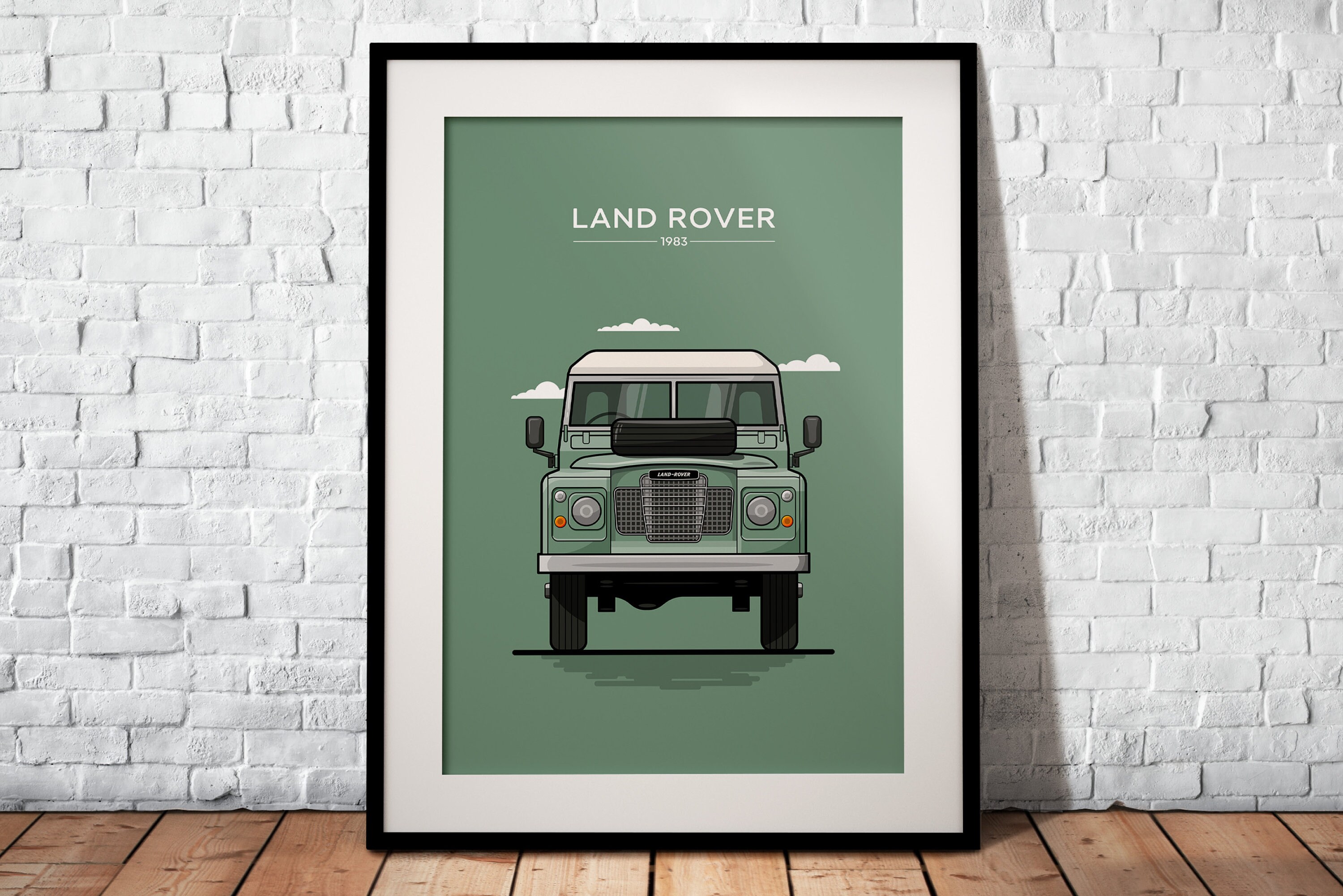 The Land Rover as a Premium Poster the Perfect Gift for Every Landy Fan ...